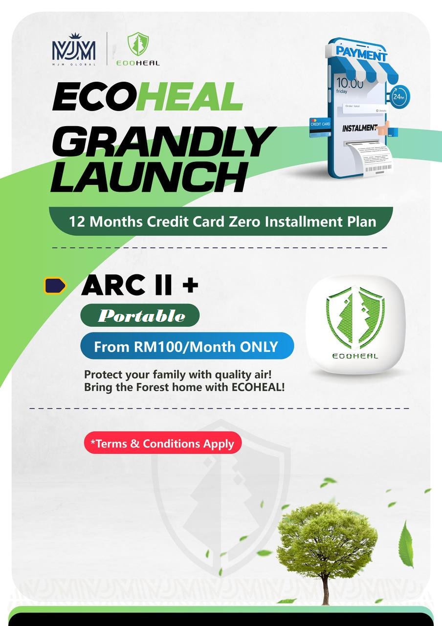 Take Clean Air Wherever You Go with Ecoheal Portable Air Purifier